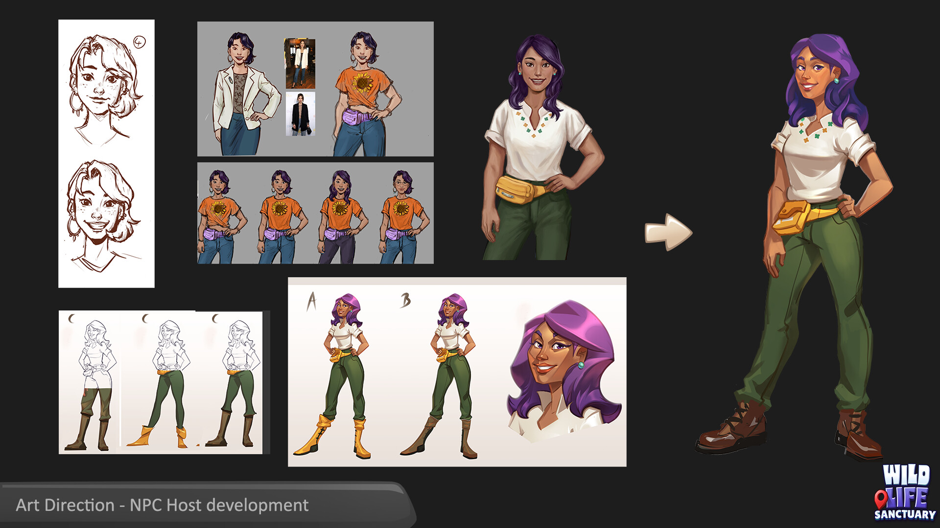 ArtStation - Art Direction - NPC Host Character