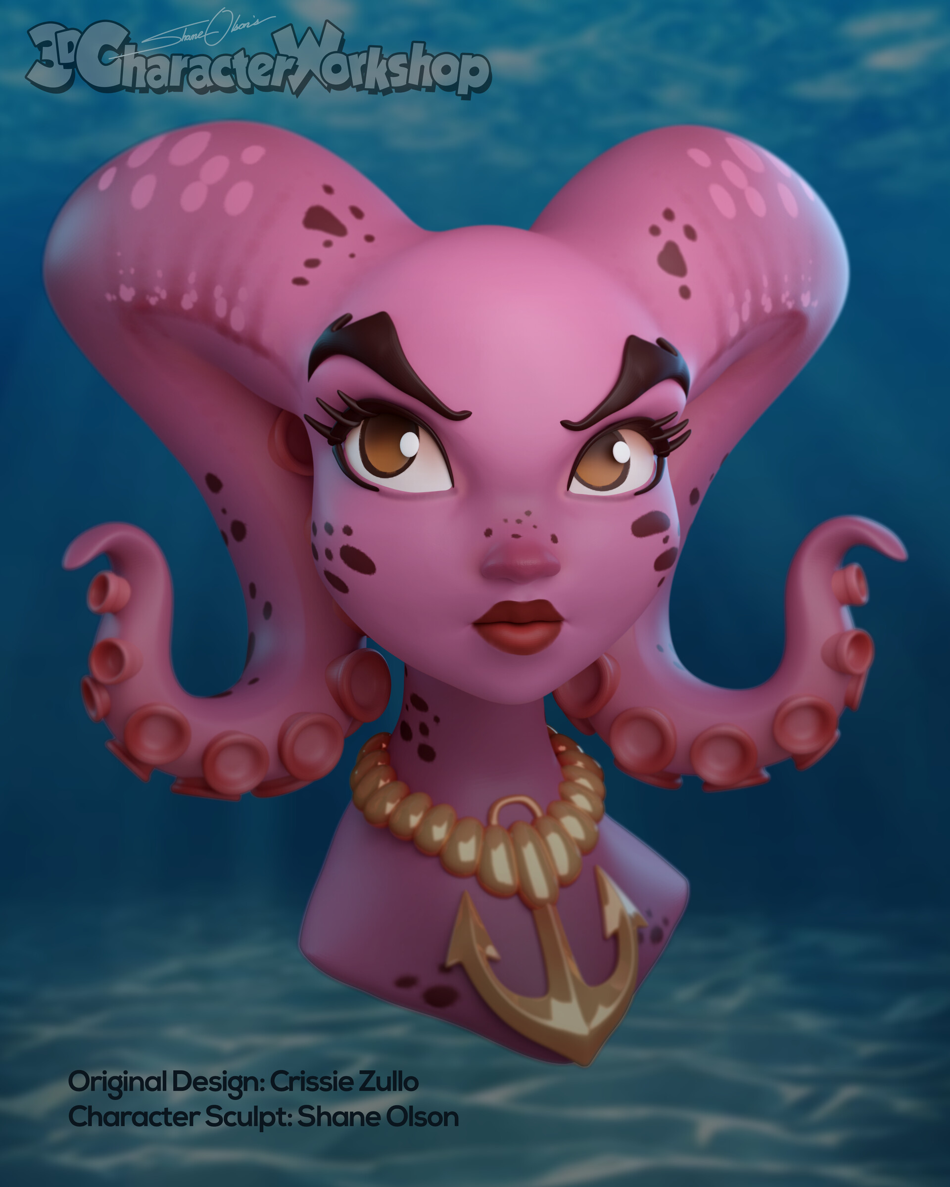 ArtStation - Octo Hair Girl