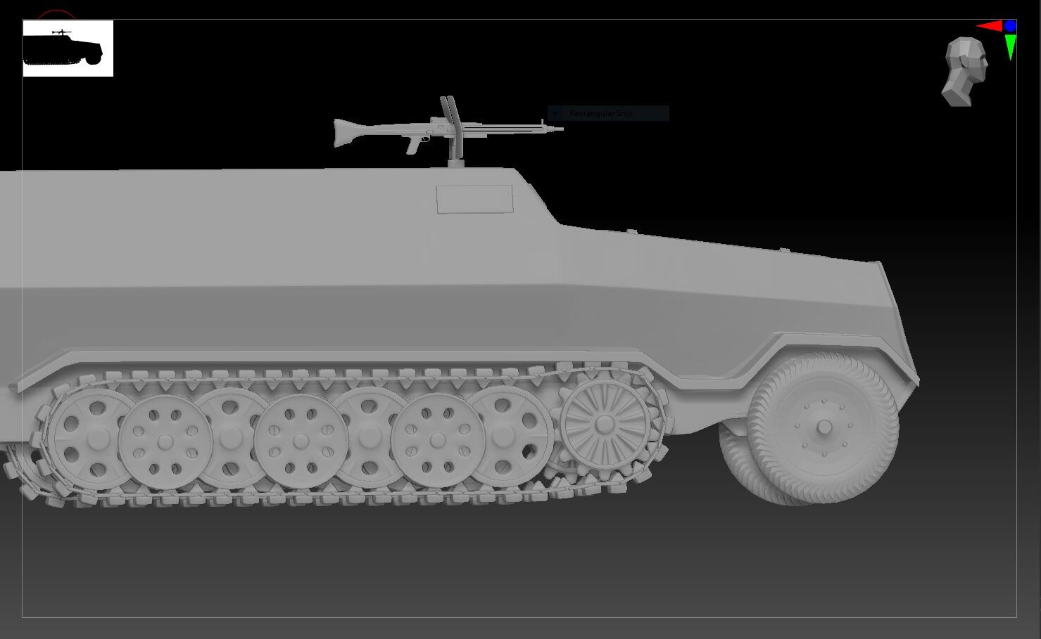 ArtStation - WIP-Half Track