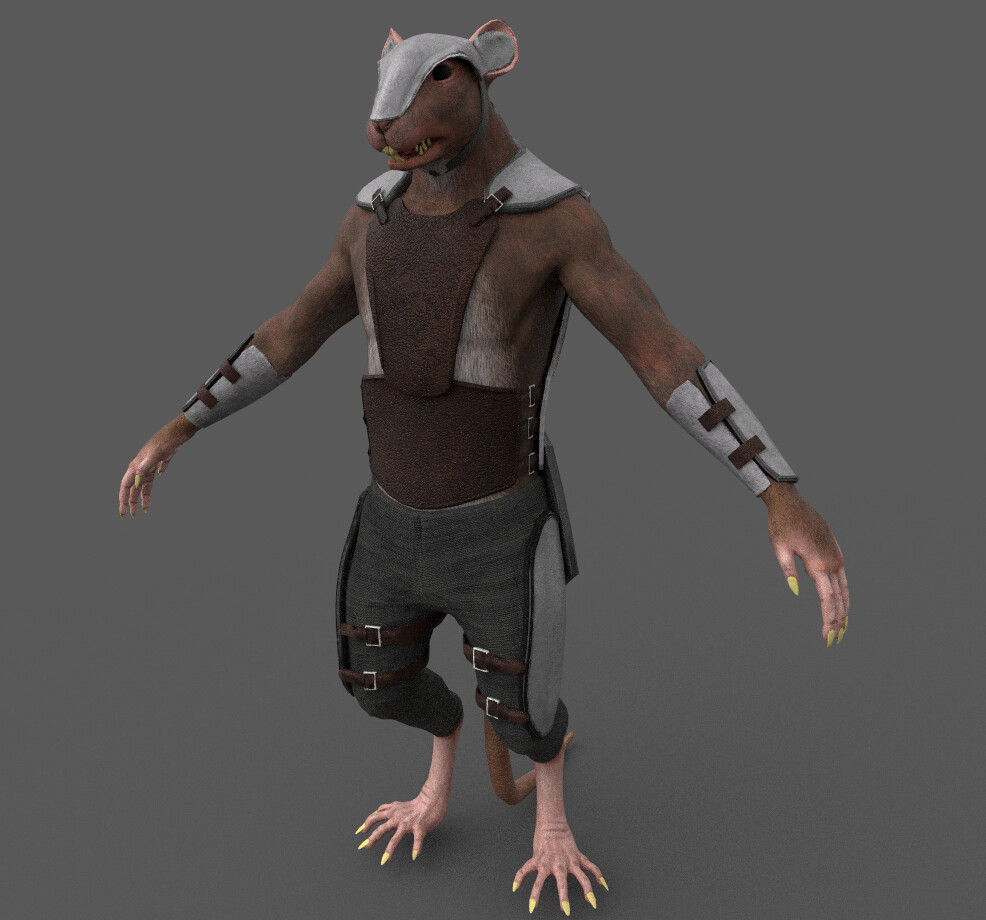 ArtStation - Rat Soldier