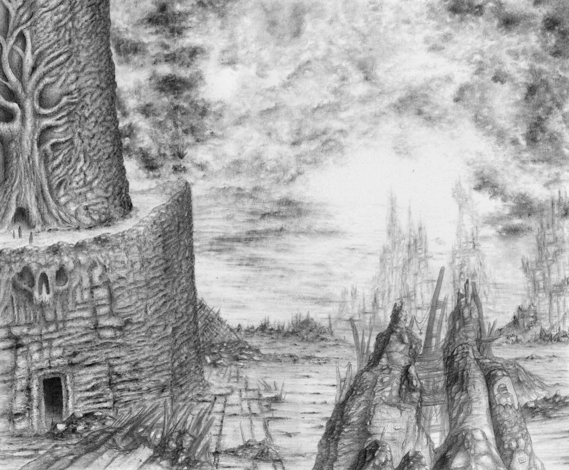 Post-apocalyptic River by Leo Nuutinen : ImaginaryWastelands