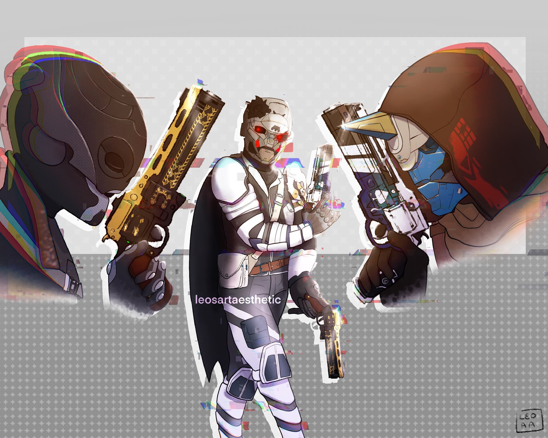 ArtStation - Commission: Destiny Original Characters and Cayde-6