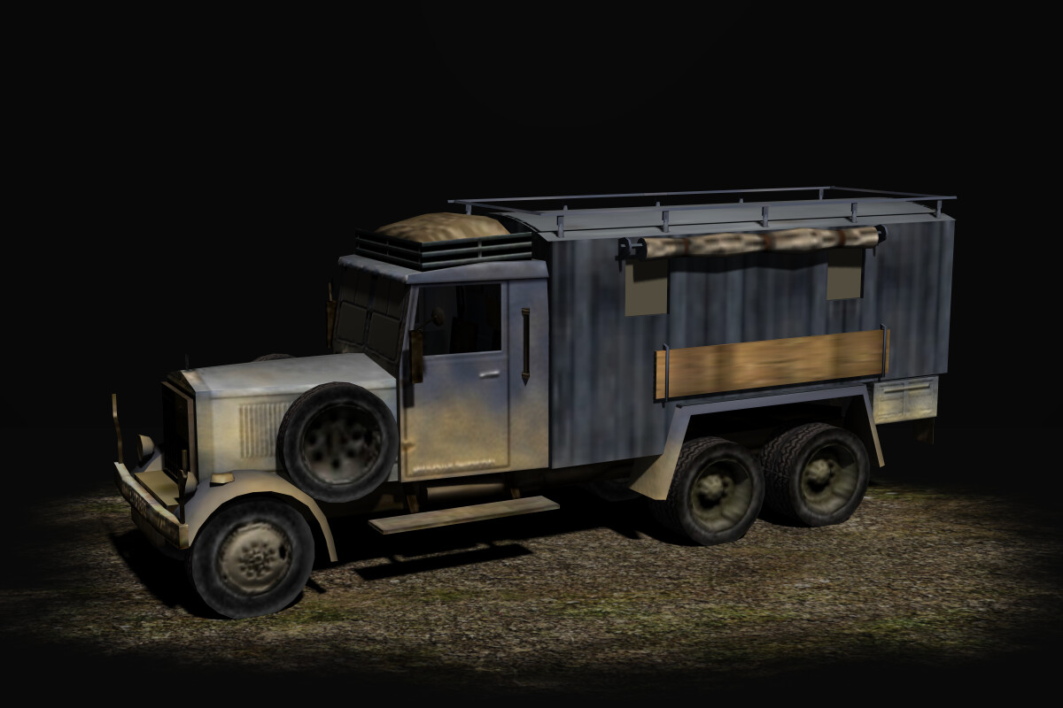 ArtStation - Mercedes LG3000 Koffer, Michael Weinert