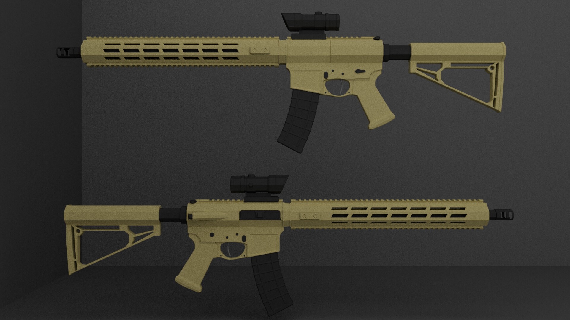 Christopher - Low-Poly AR-15