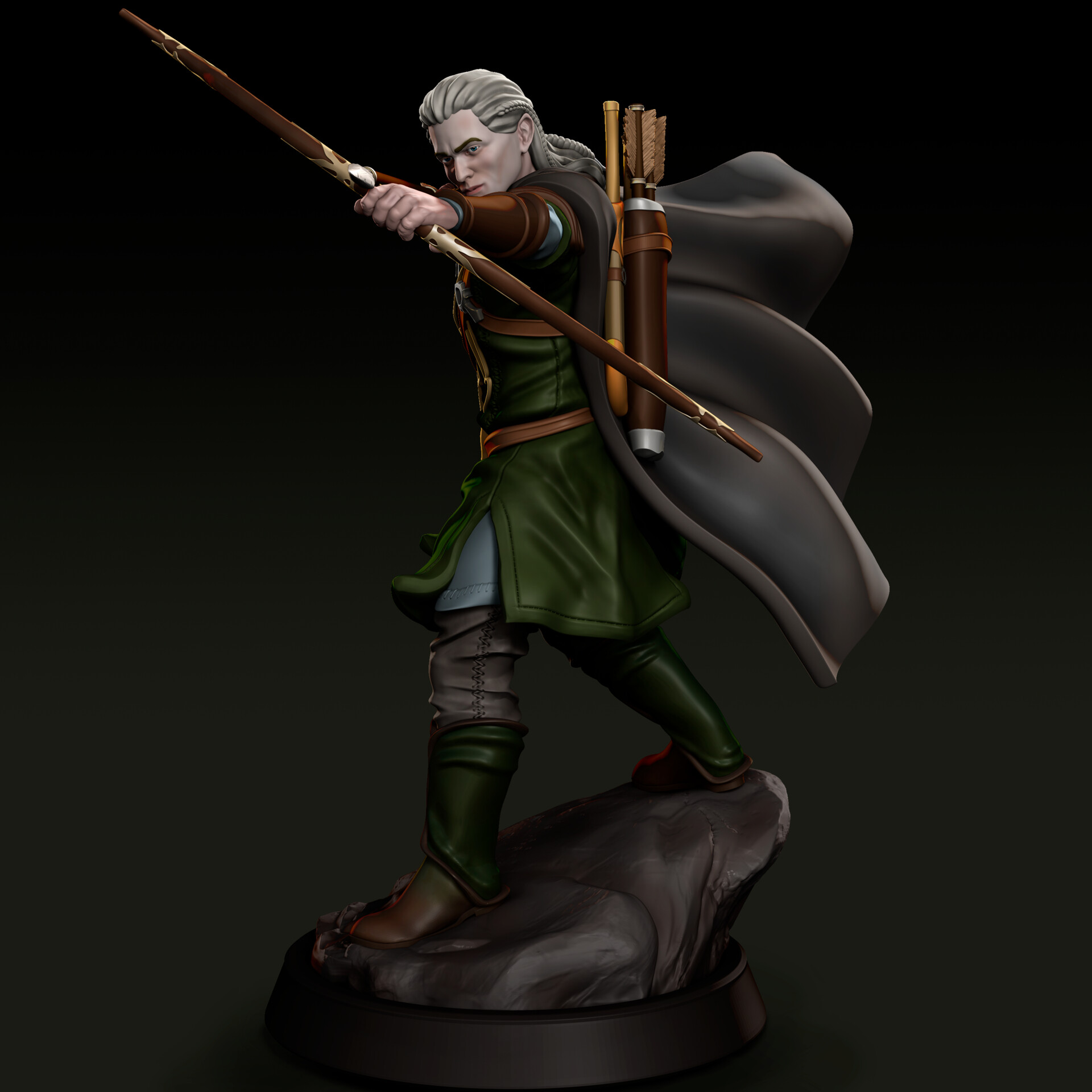 ArtStation - Legolas Greenleaf Miniature (28mm scale)