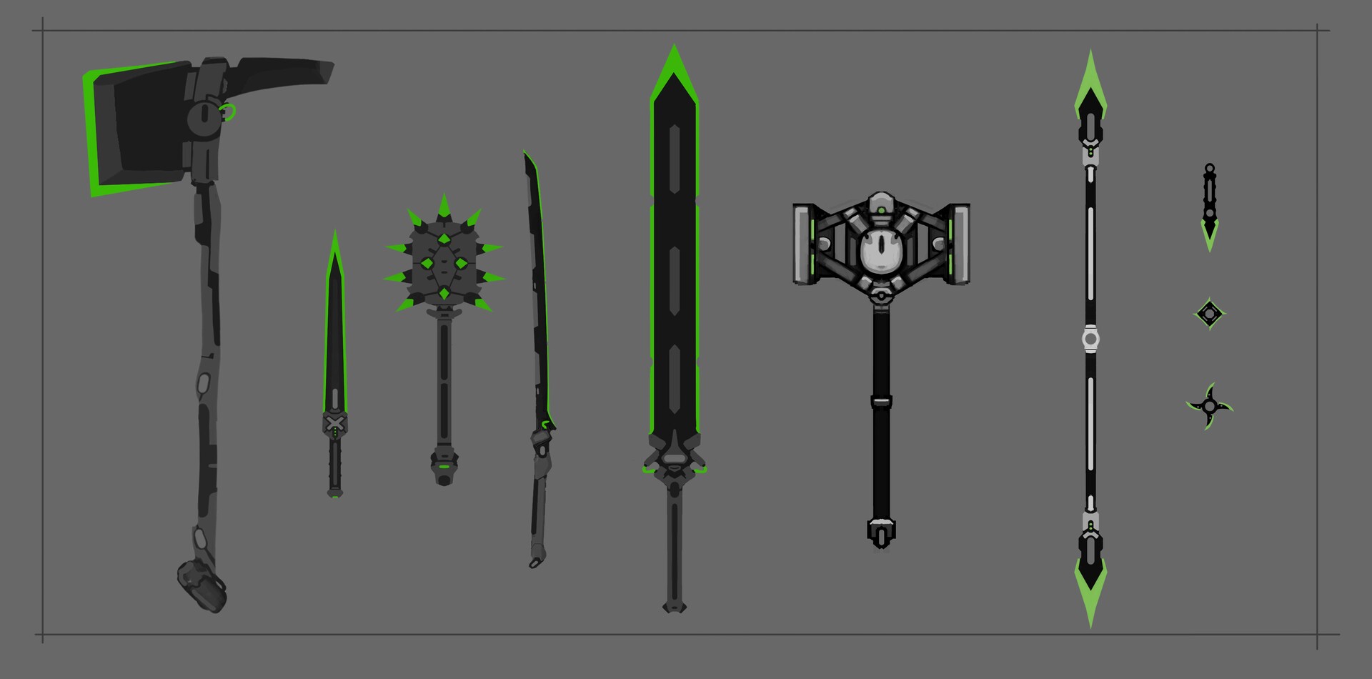 Sci Fi Melee Weapons