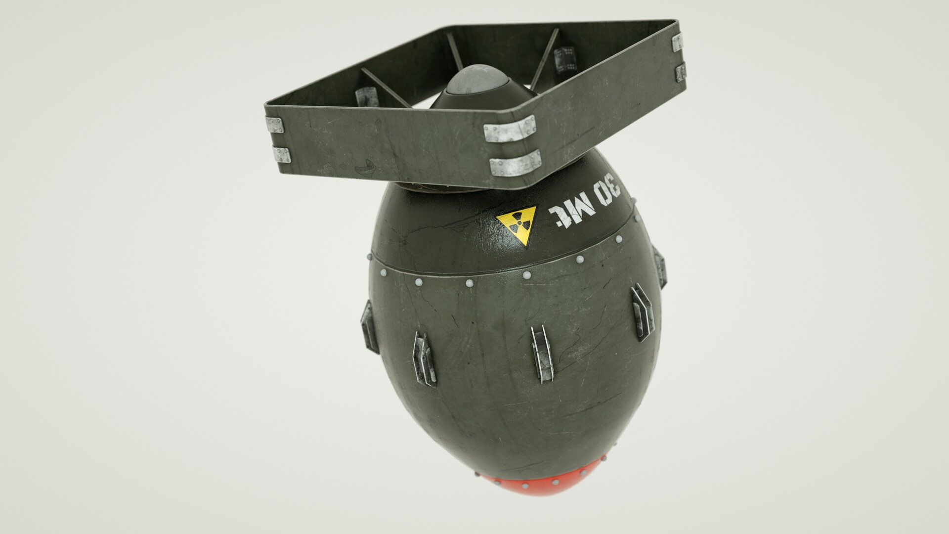 ArtStation - Fat Boy - Nuclear Bomb