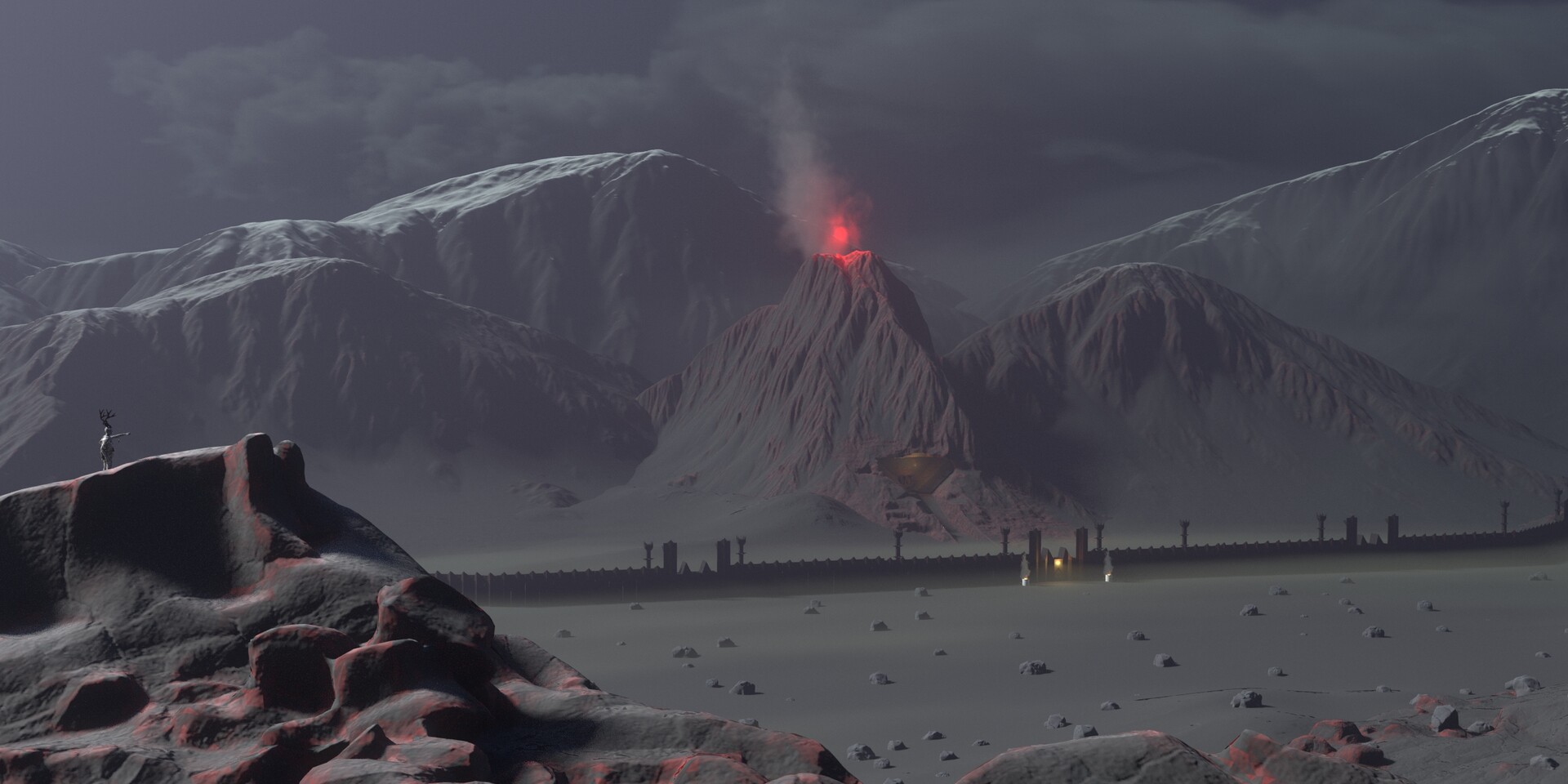Artstation Thangorodrim Angband Concept