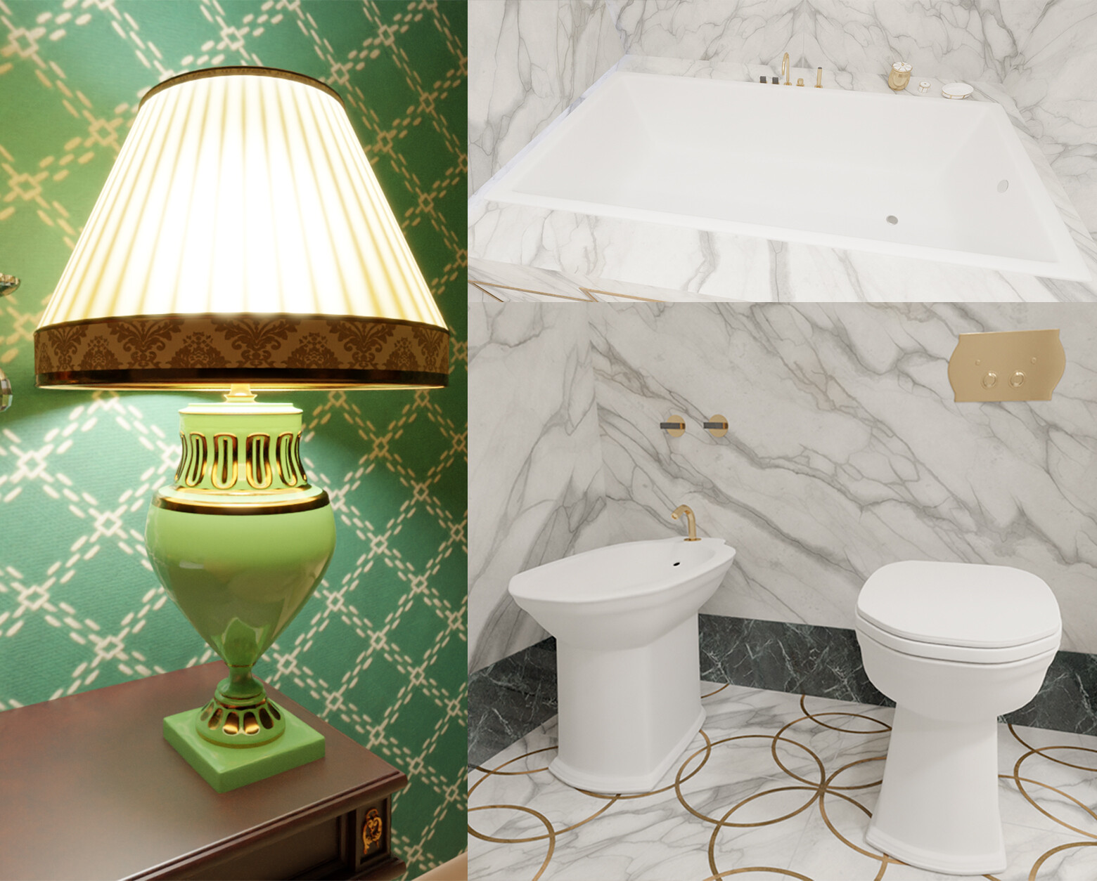 ArtStation - High-poly models for my visualizations