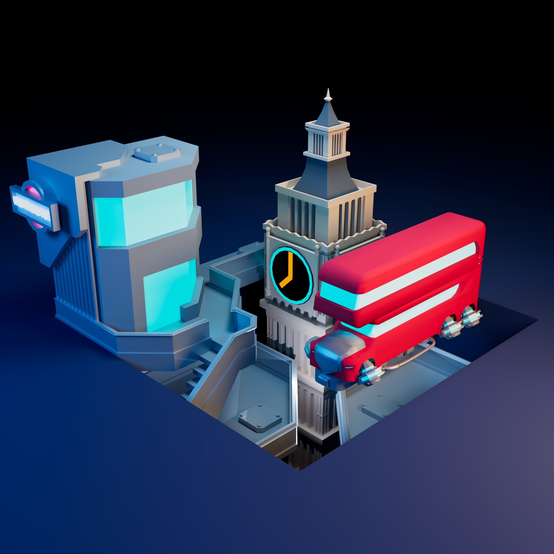 ArtStation - Cyberpunk London