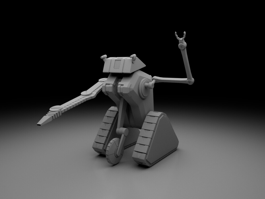ArtStation - Simple bot modeling