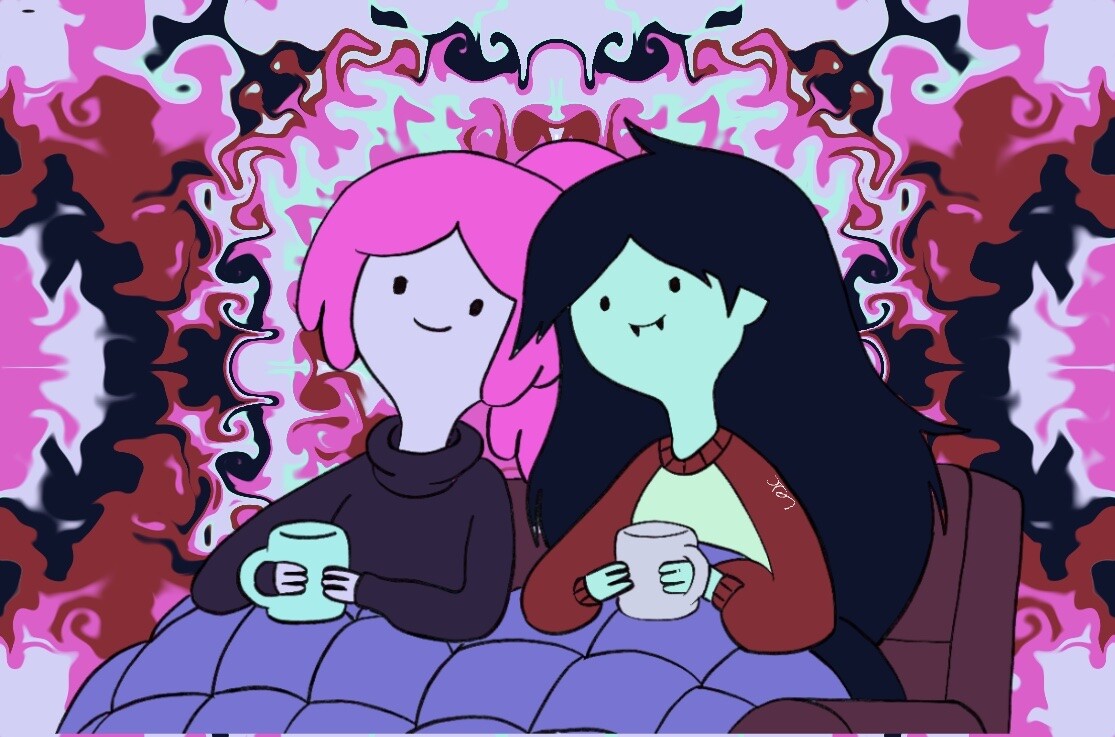 ArtStation - Marceline and Bubblegum