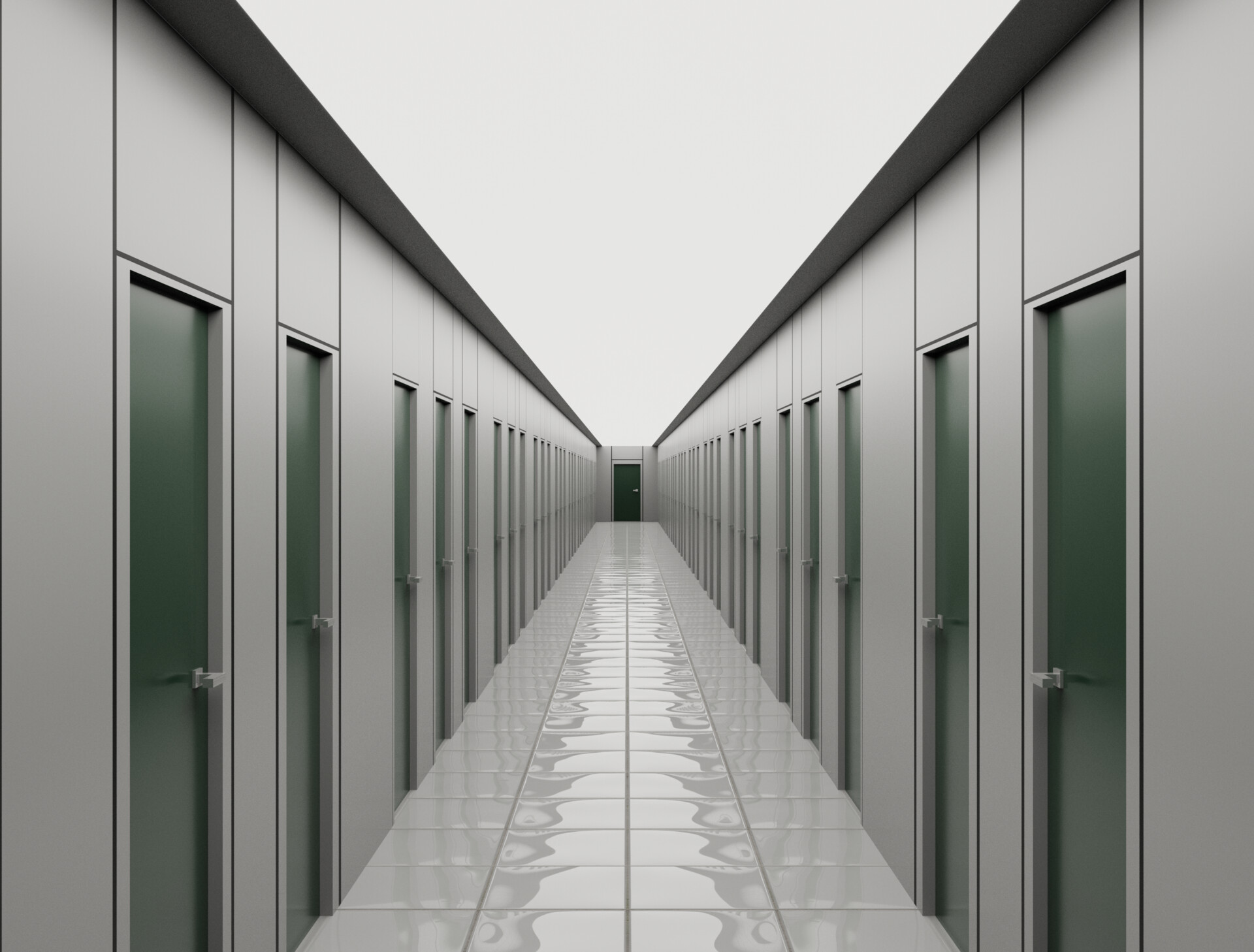 ArtStation - Liminal hallway