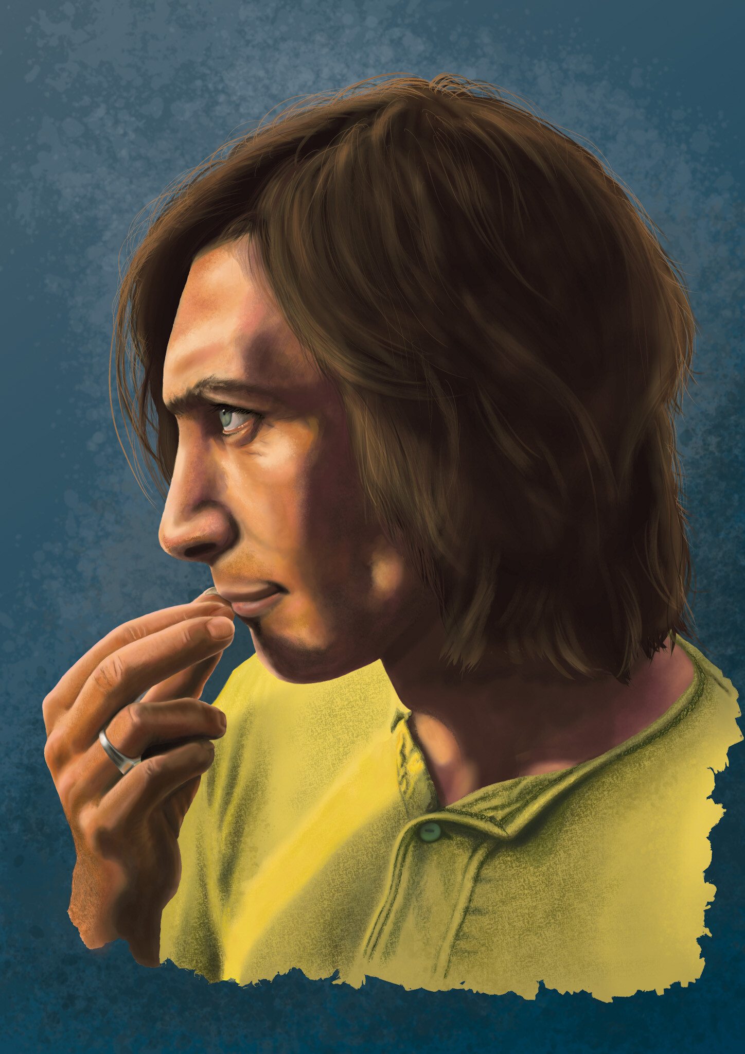 ArtStation - Charlie Watts Portrait