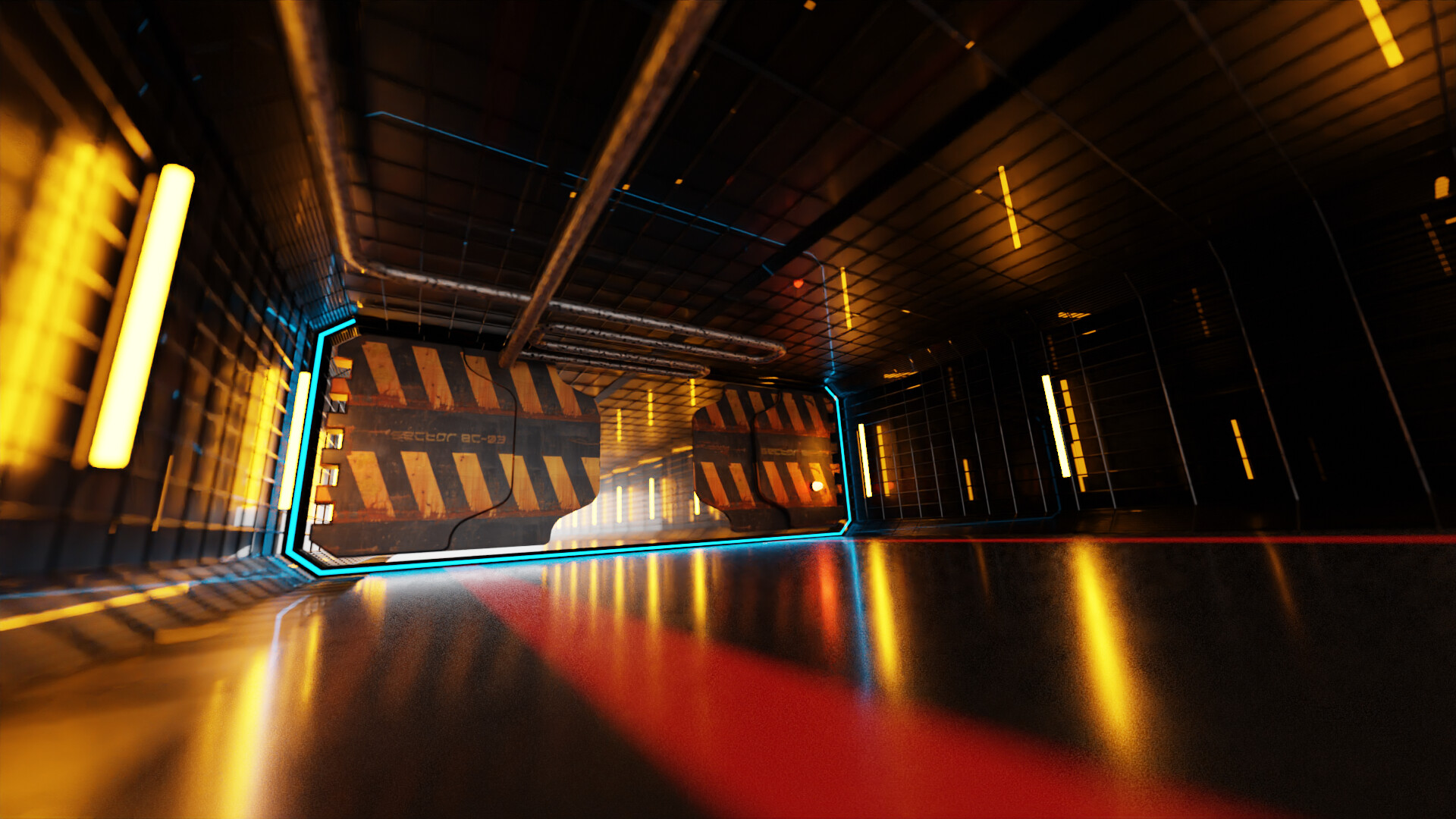 ArtStation - Sci-fi gate