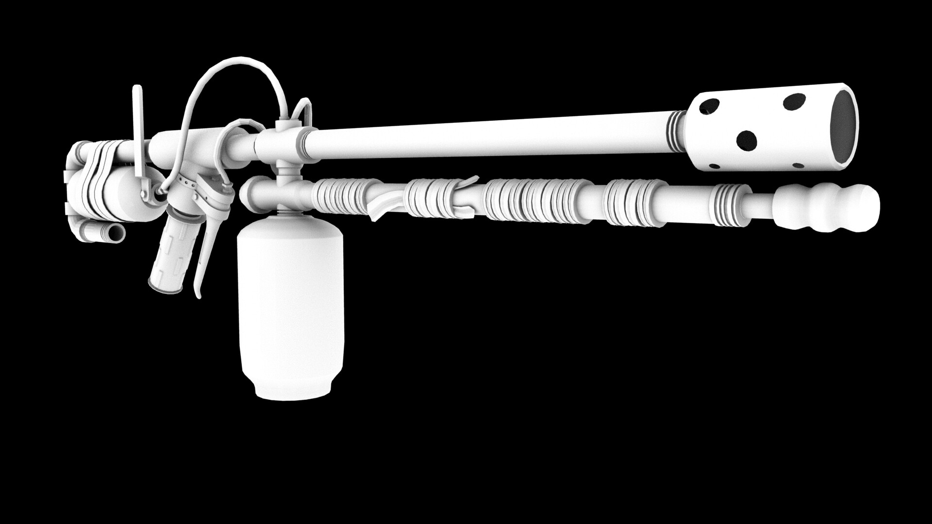 ArtStation - FlameThrower Project IB:- Thomas Mouchawar