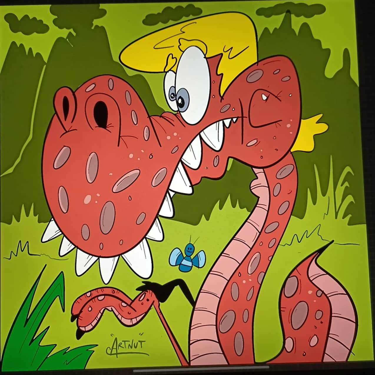 ArtStation - Funny Cartoon Dinosaur