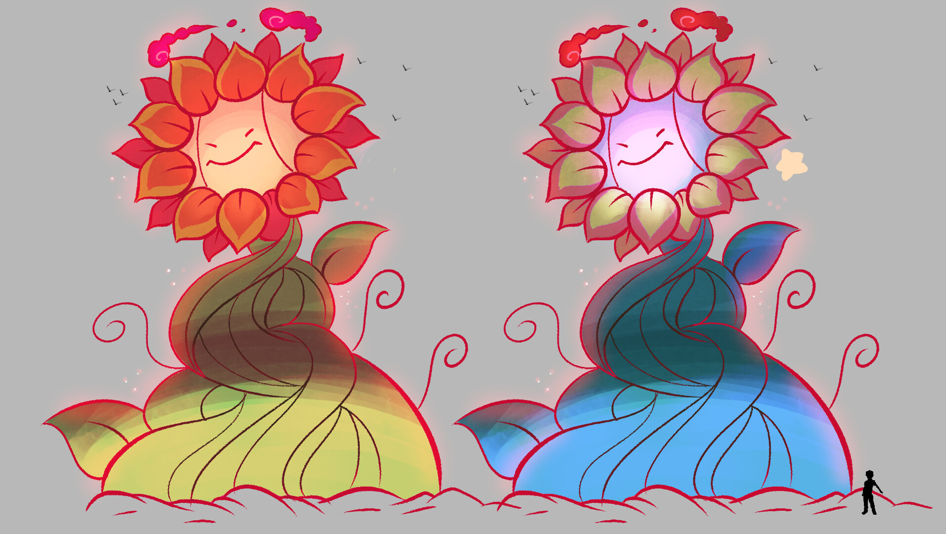 ArtStation - Gigantamax Sunflora Concept