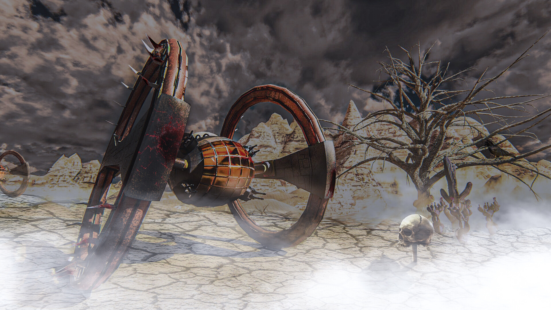 ArtStation - 2 Wheeled Desert Droid