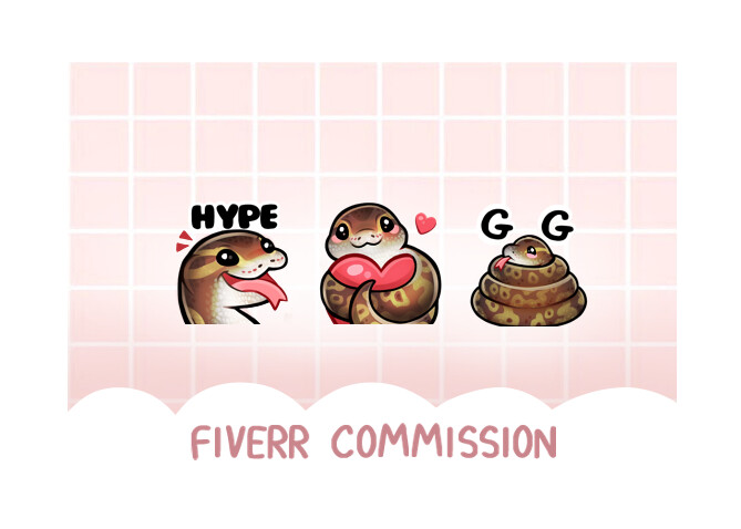 ArtStation - snake twitch emotes
