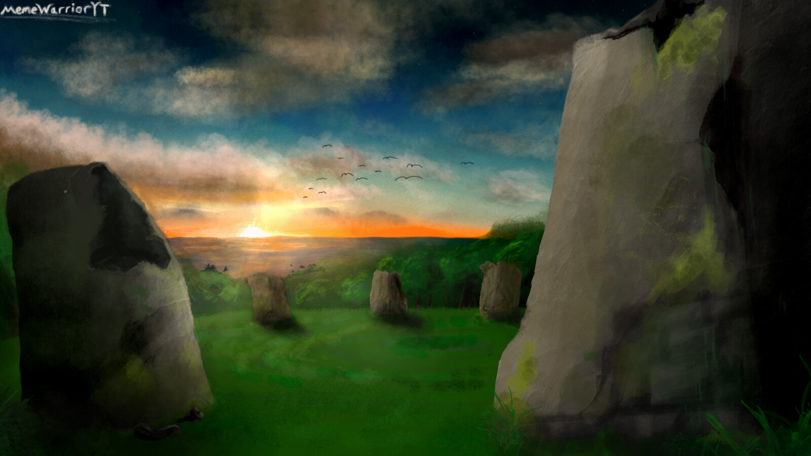 ArtStation - Isle Sunset