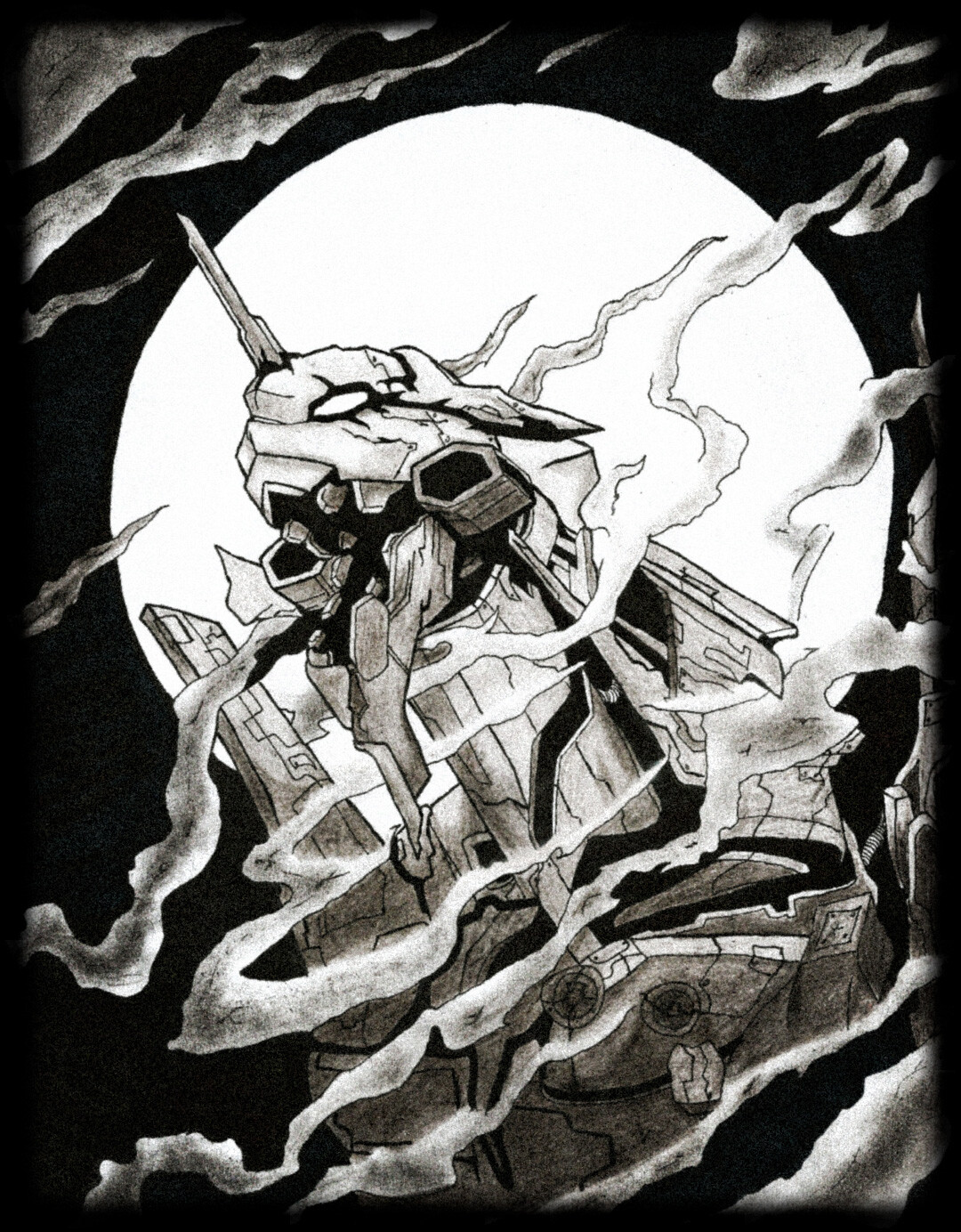 Luis Gustavo - EVA 01: Berserker Mode - Fanart