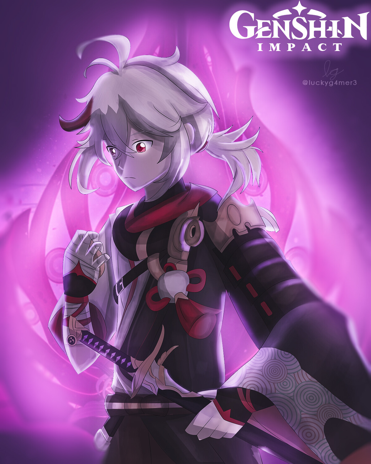 ArtStation - Genshin Impact - Inazuma Arc - Kazuha Kaedahara Poster