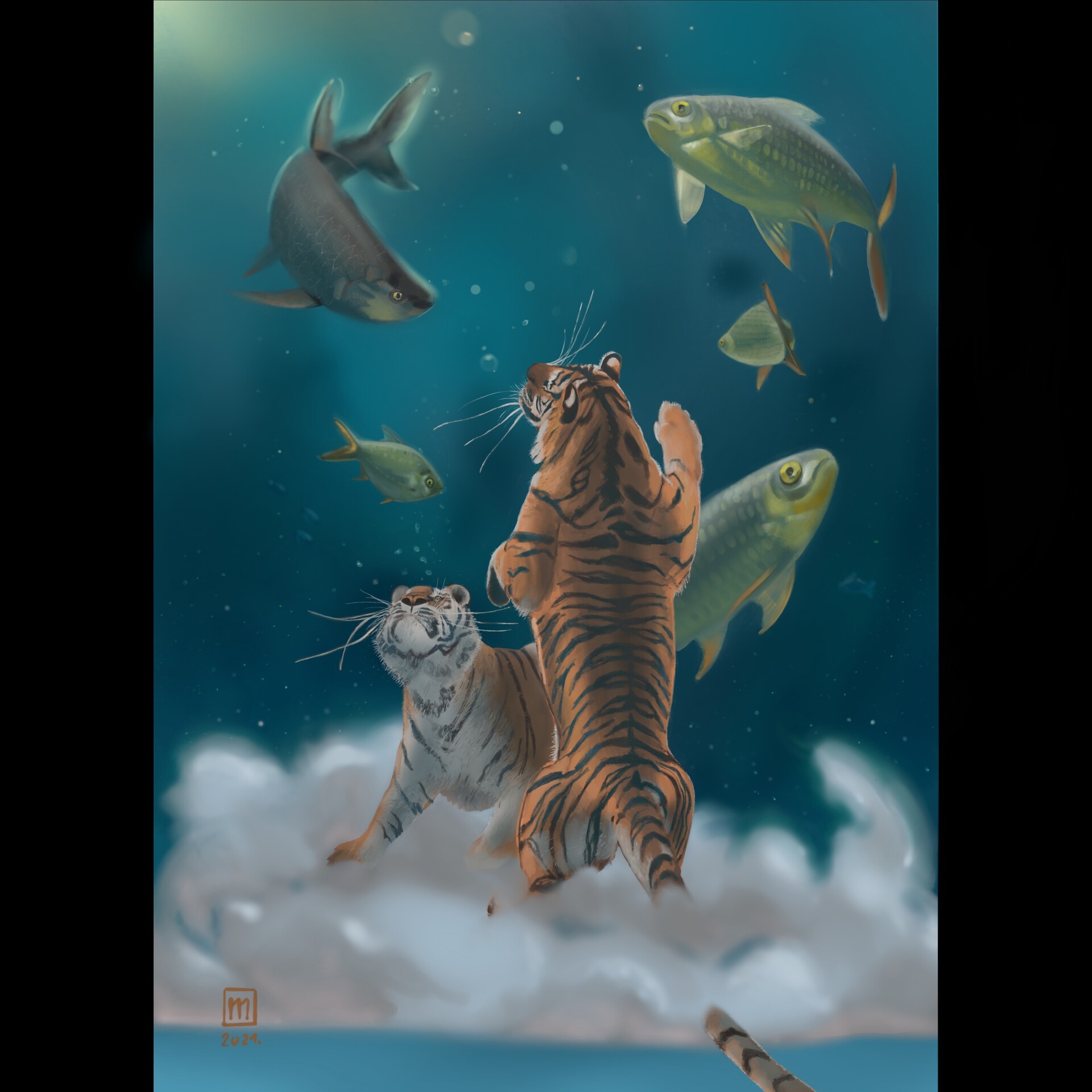 ArtStation - There's something fishy in the sea