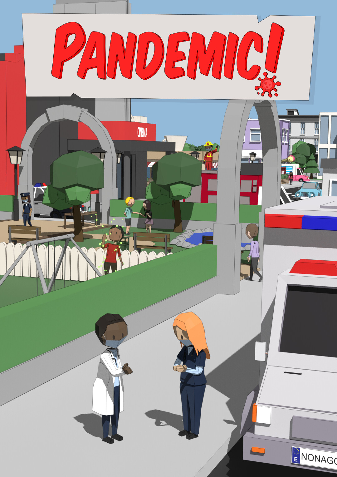 ArtStation - Poster of Pandemic!