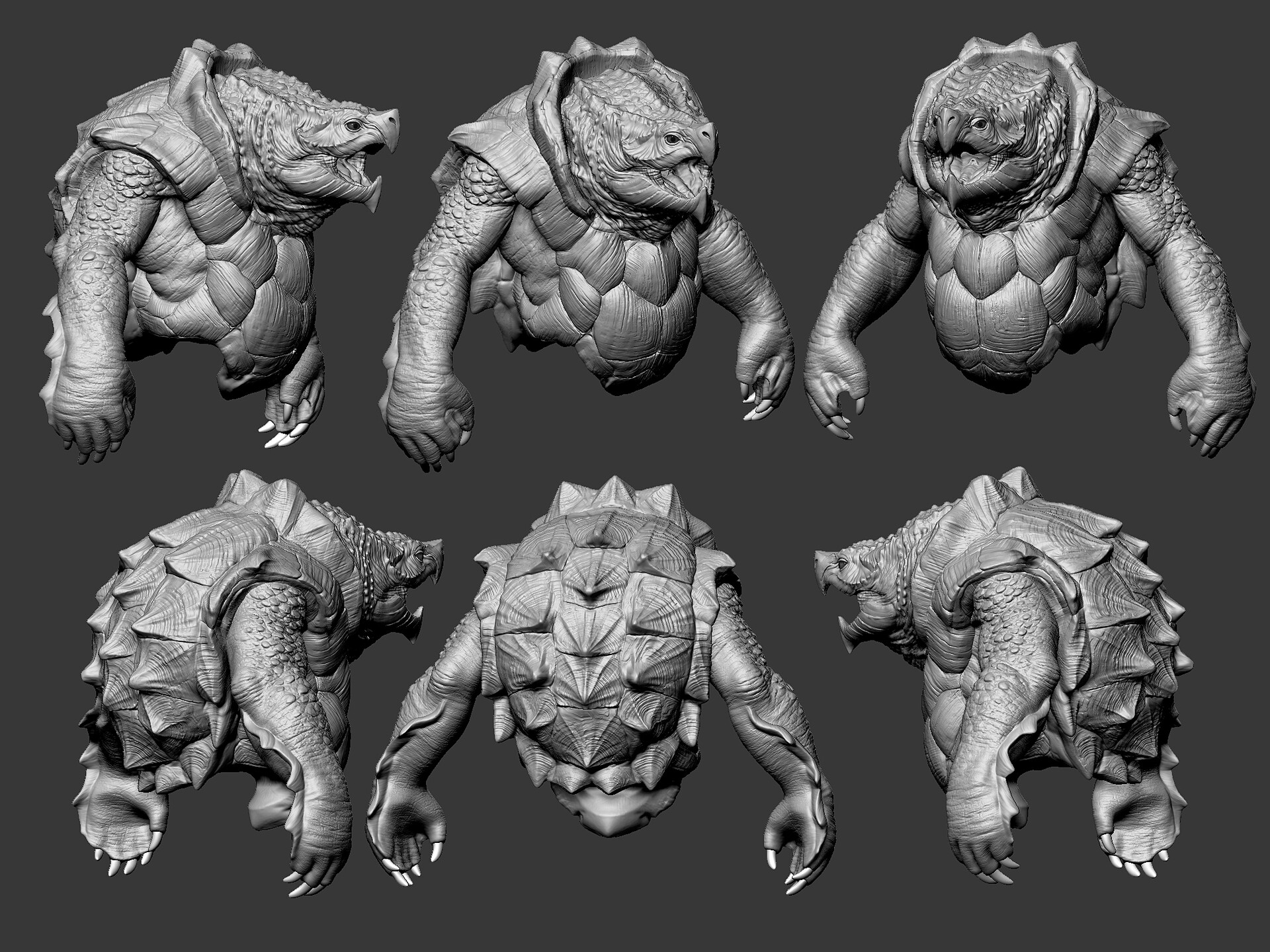 Gaurav Kumar - Turtle Creature - Stellaris Fan Art