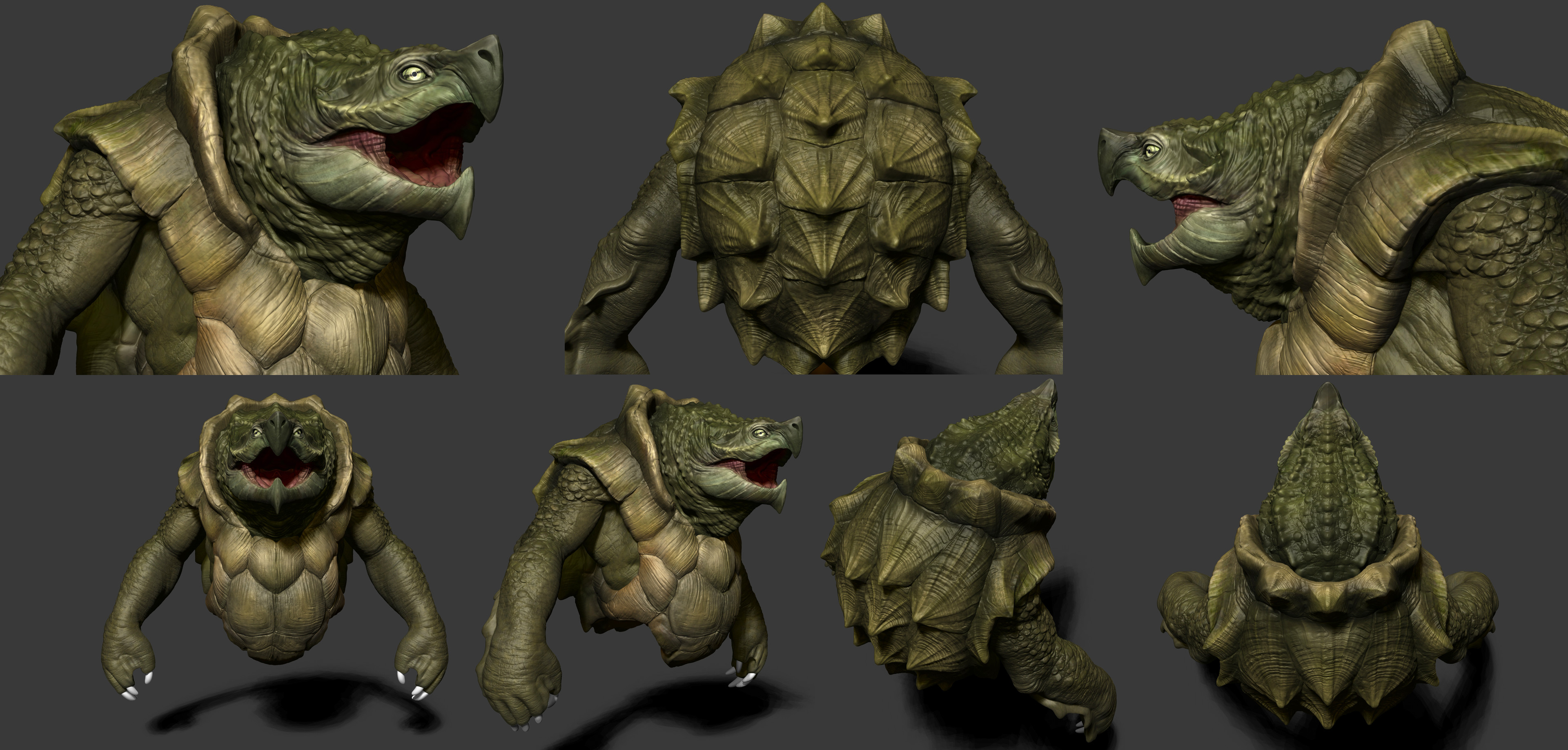 Gaurav Kumar - Turtle Creature - Stellaris Fan Art