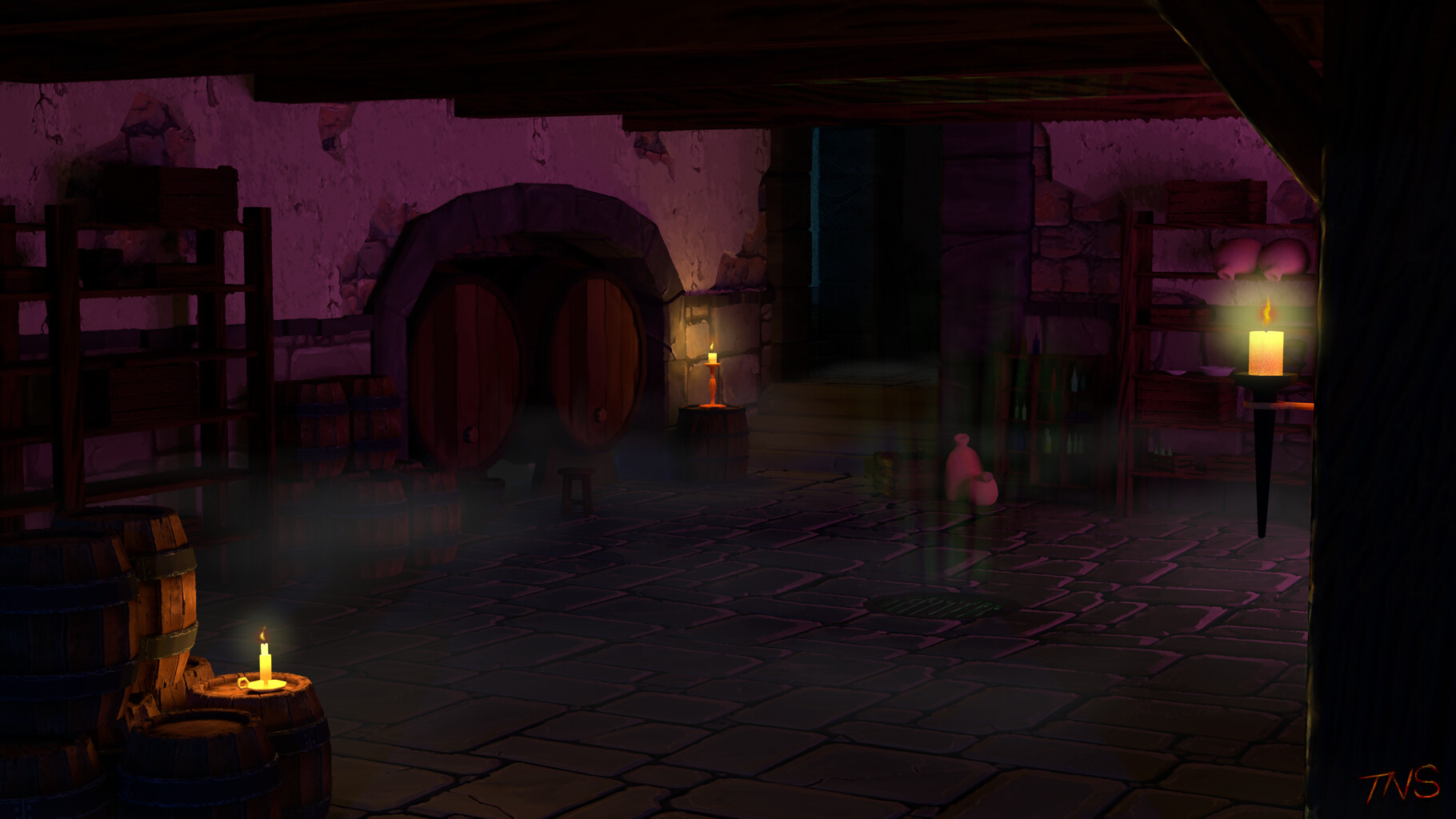 ArtStation - Creepy Cellar