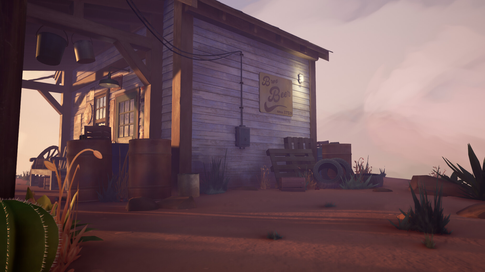 Alice Andrieu - Stylized Service Station Diorama