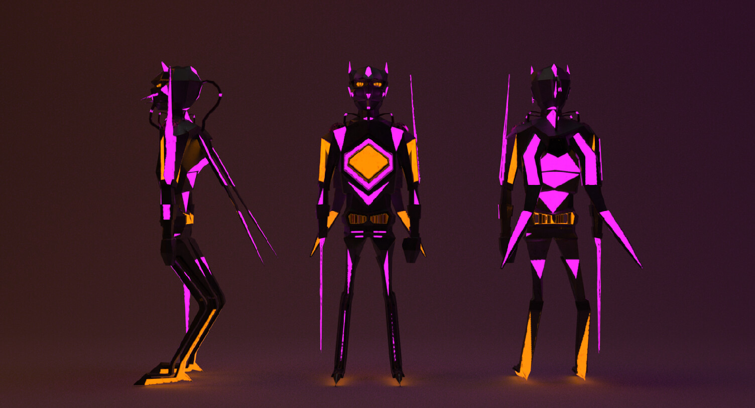 ArtStation - Low-Poly 3D Characters
