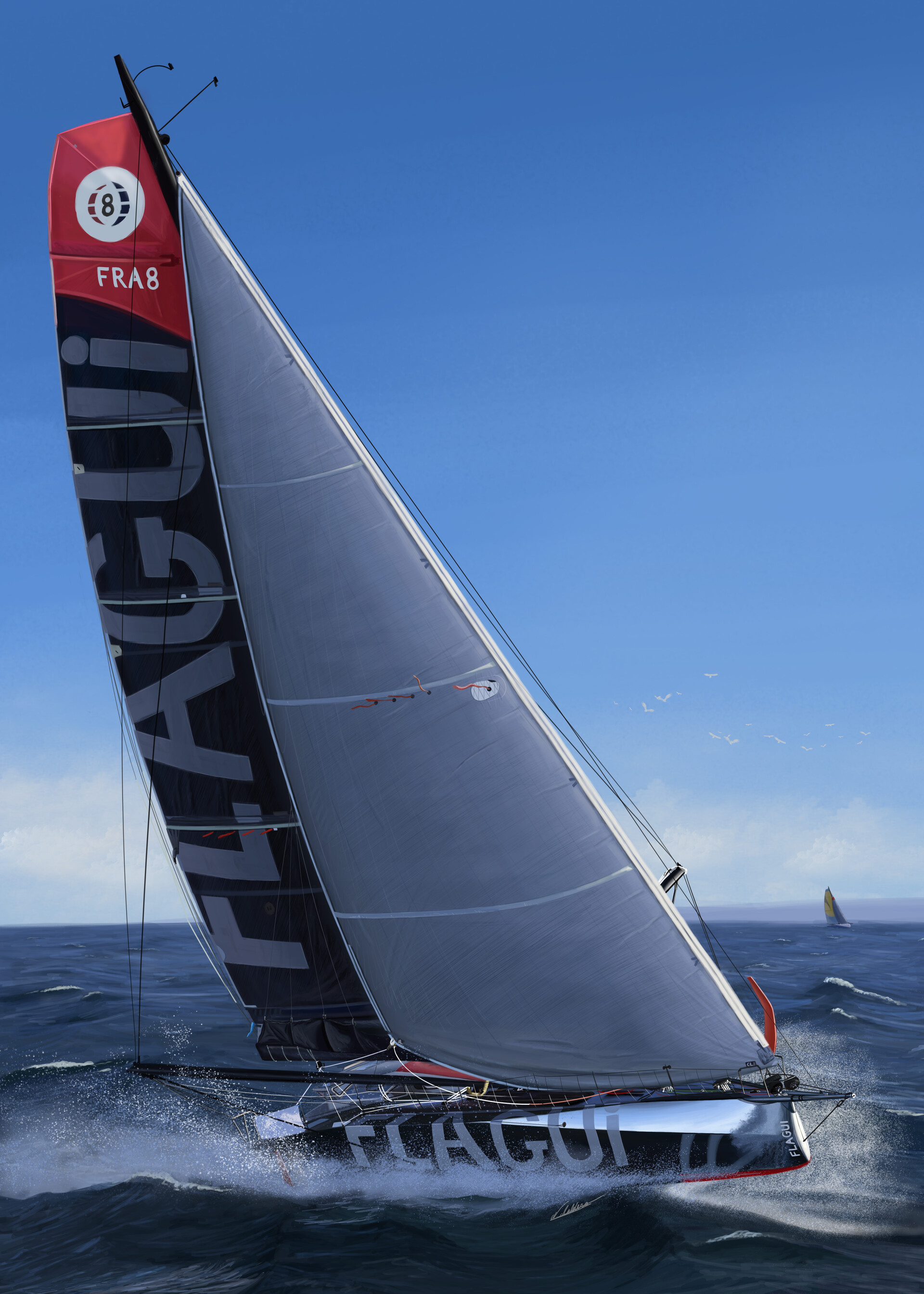 ArtStation - IMOCA On The Run