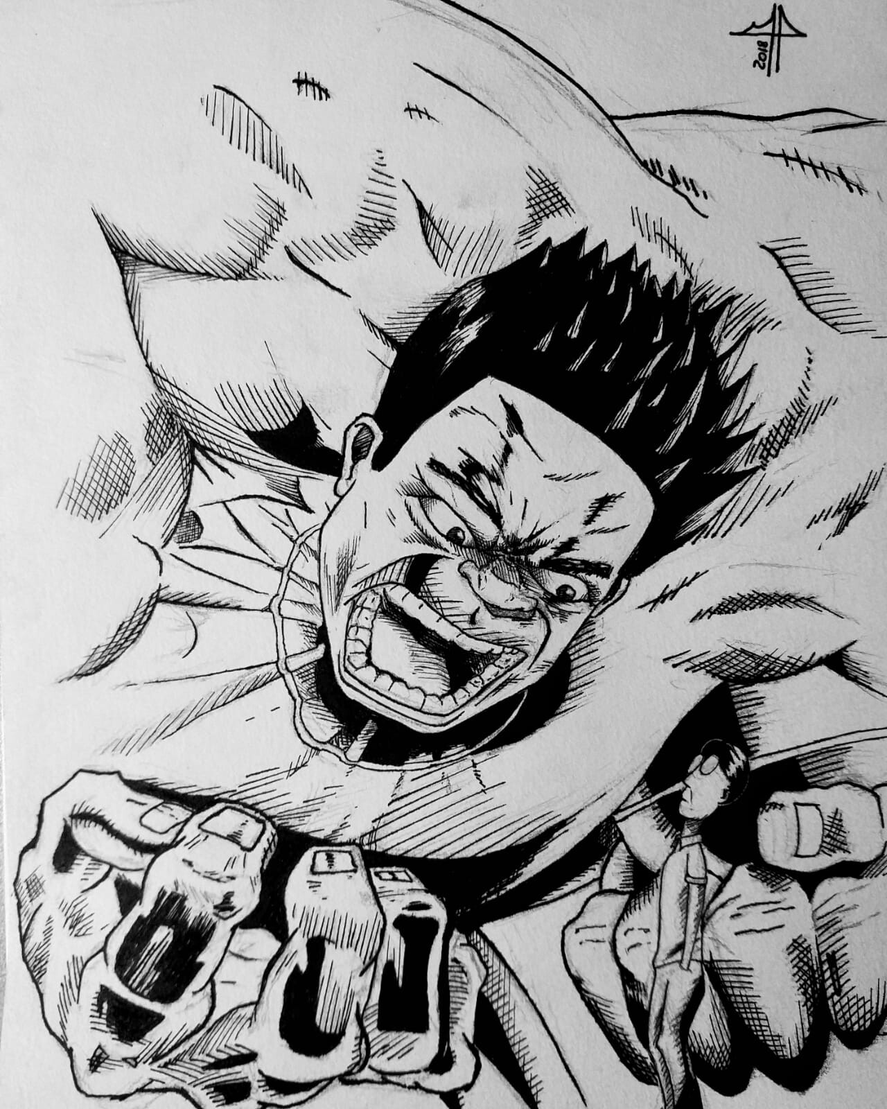 ArtStation - Angry Man