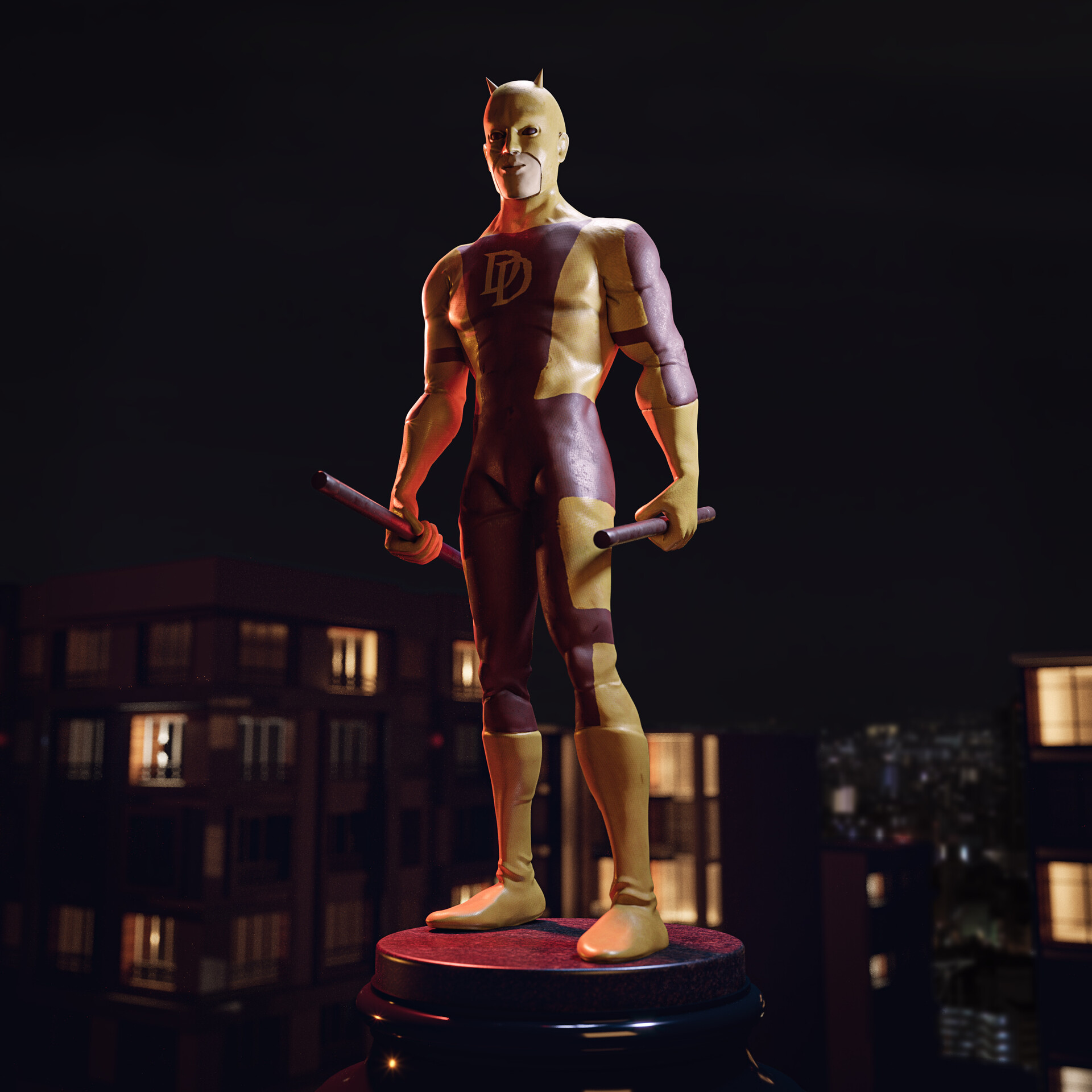 ArtStation - Daredevil Sculpture