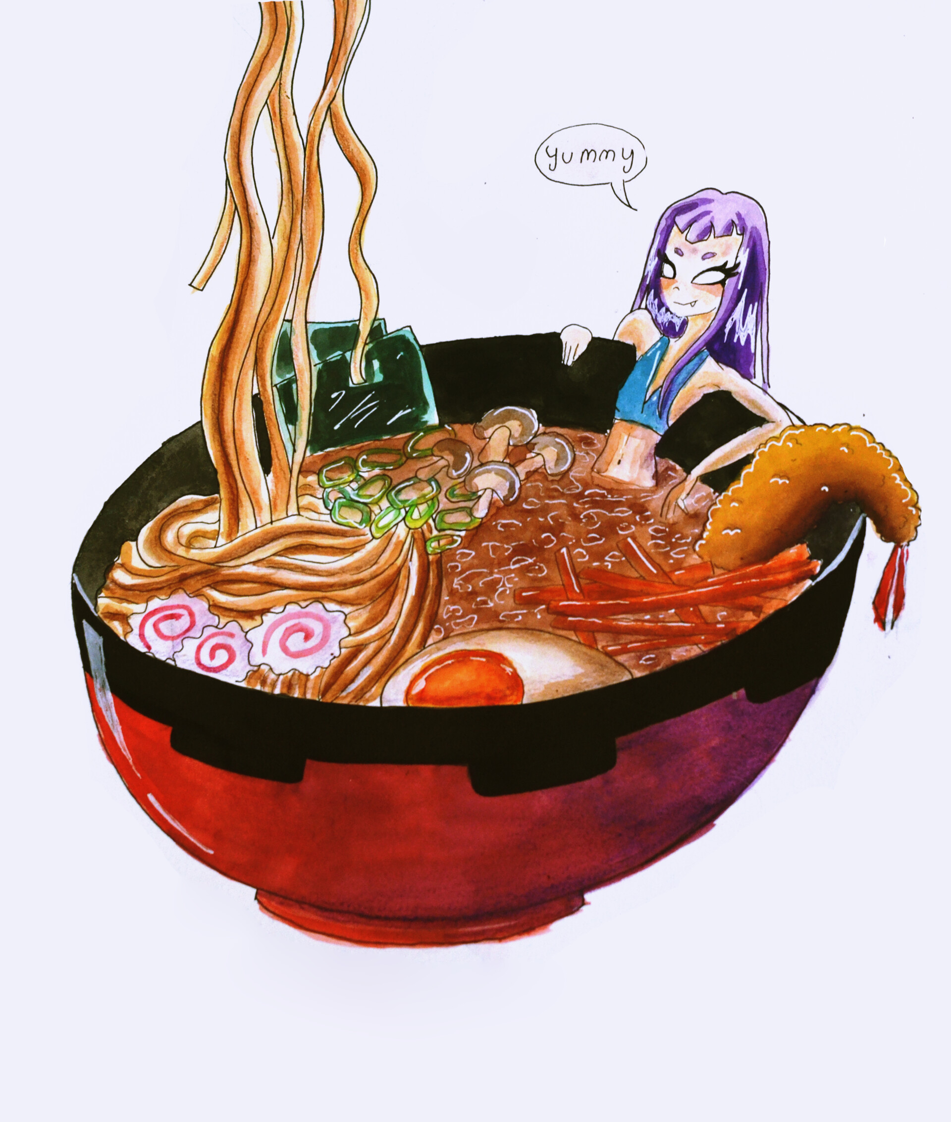 ArtStation - Ramen girl