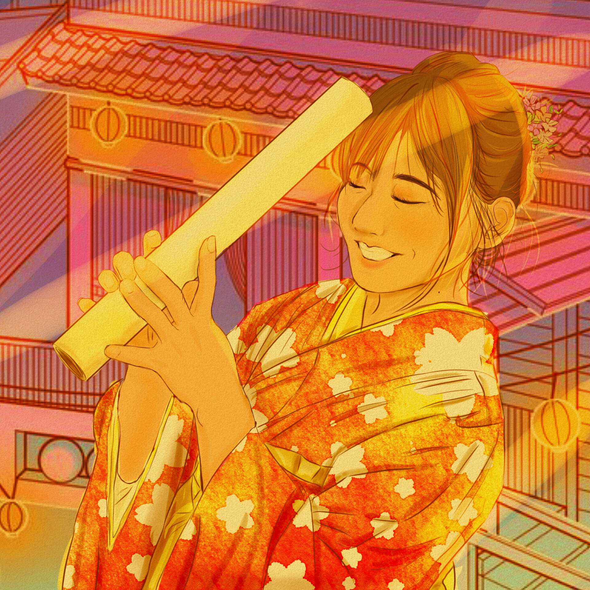 ArtStation - Hanabi time