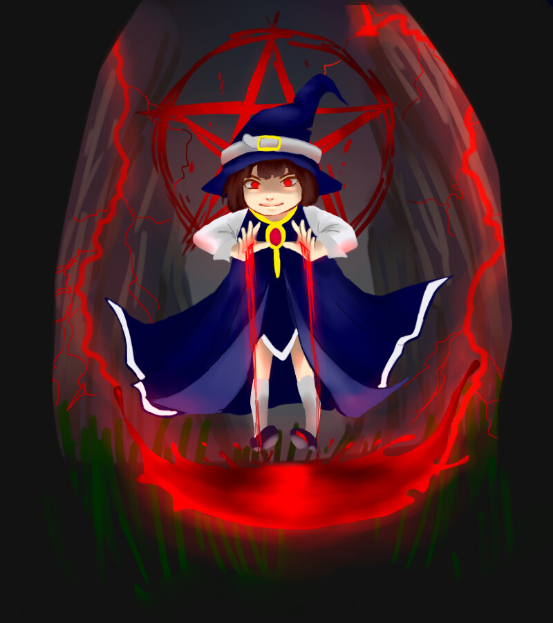 ArtStation - Blood Magic Witch