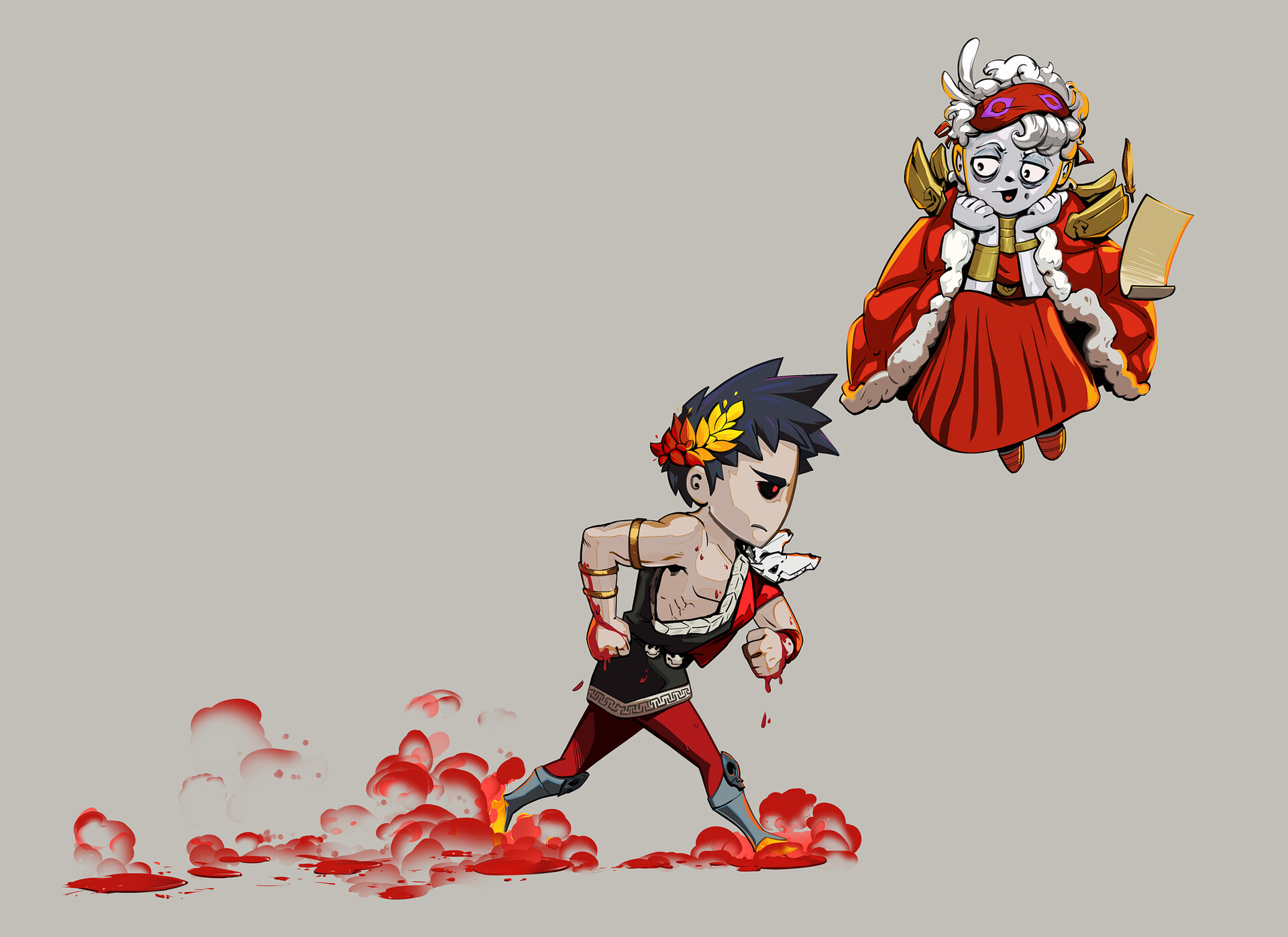 Mari MCCV - Zagreus and Hypnos Fanart