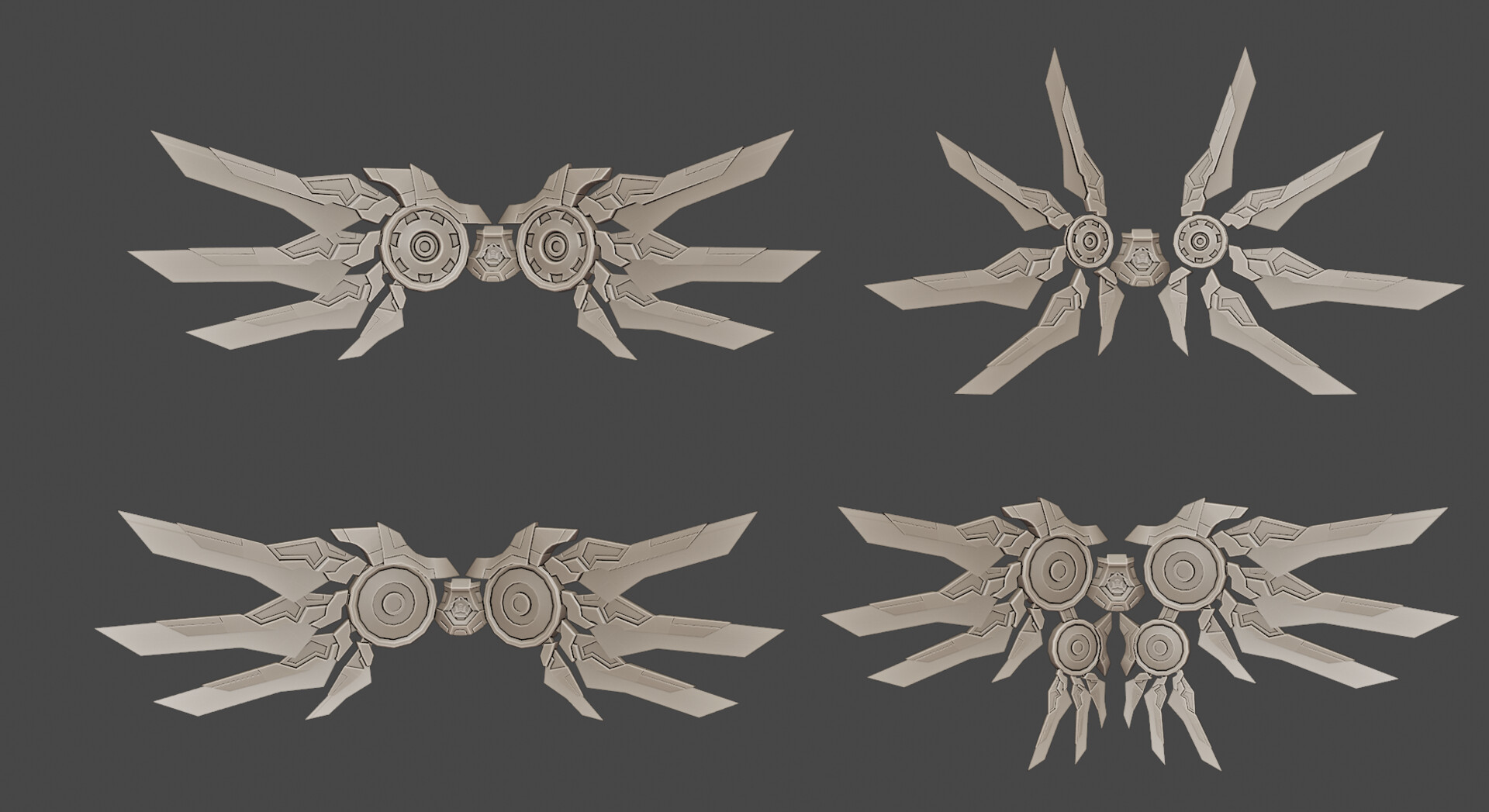 how to draw mecha wings