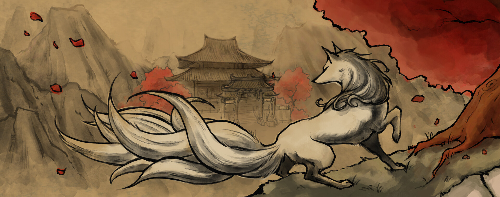 ArtStation - Huxian Chinese painting