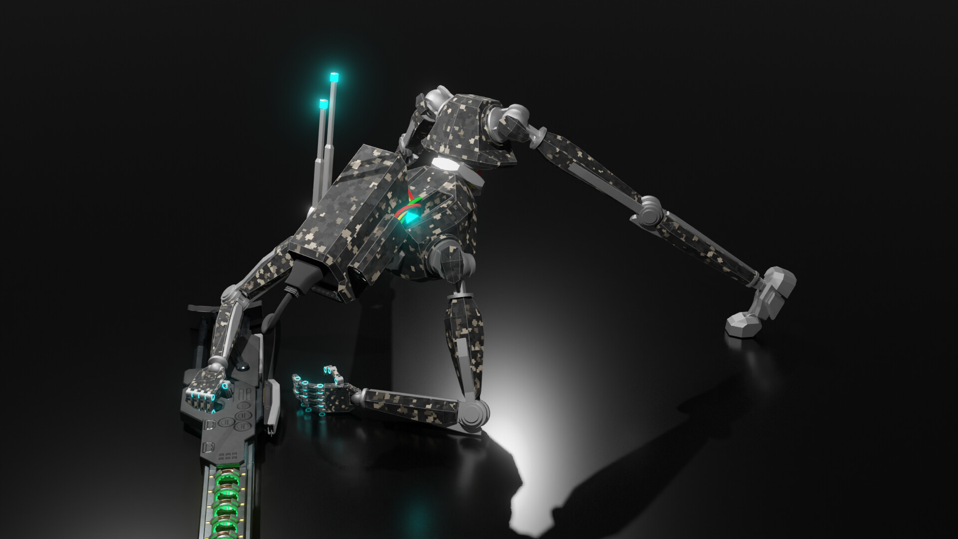 Yargon K - Guard Robots (and ruining the Jack-O challenge)