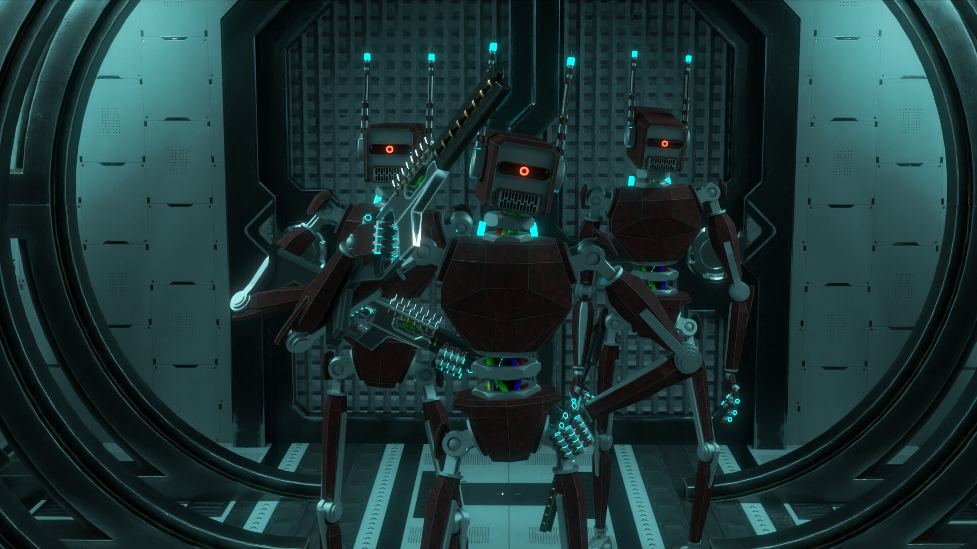 ArtStation - Guard Robots (and ruining the Jack-O challenge)