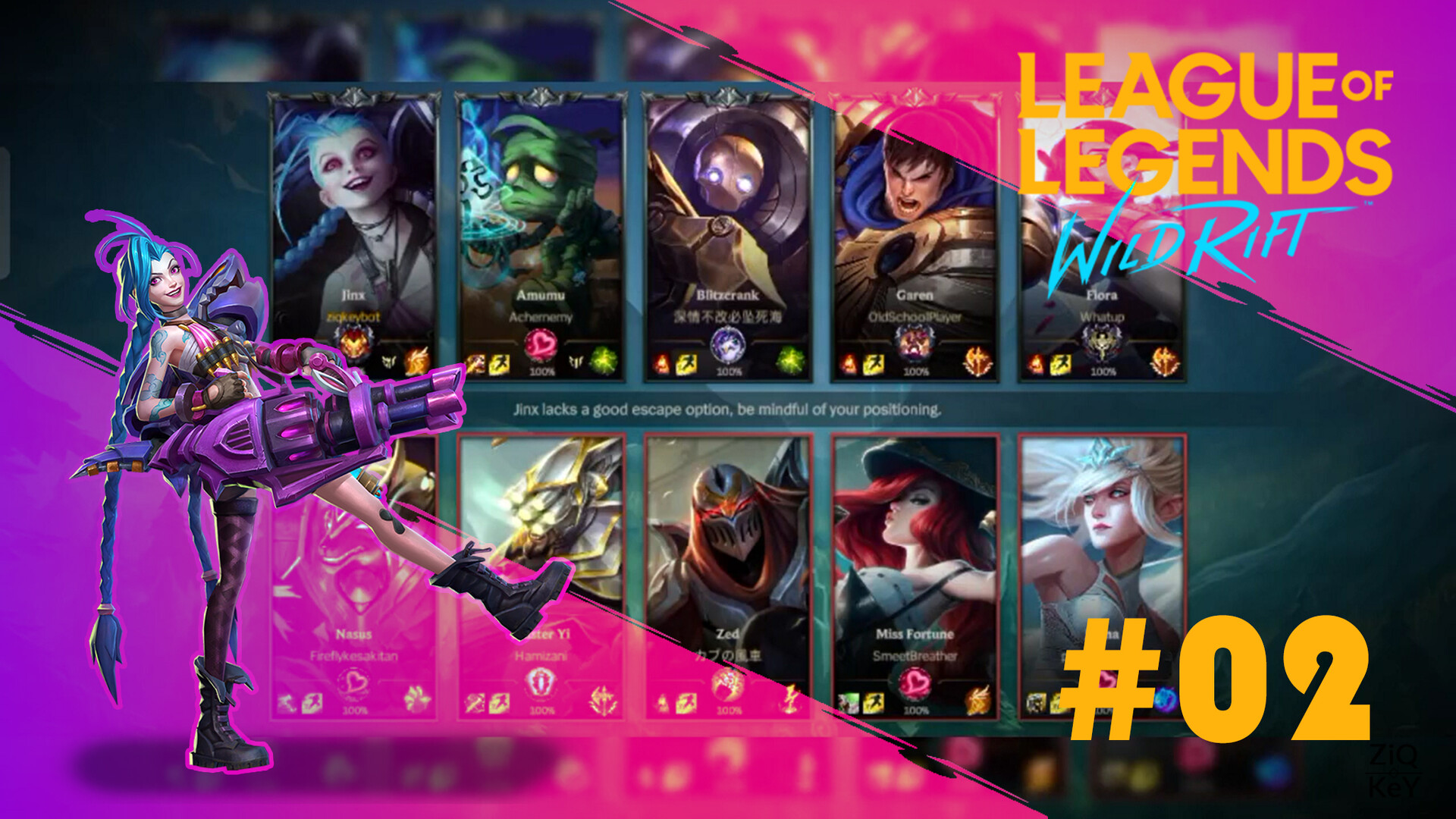 ArtStation - What a Jinx doing gameplay l thumbnail design video game