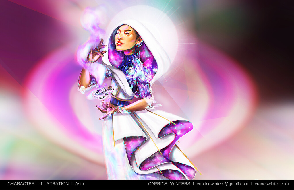 ArtStation - Asta Spirit Illustration, Caprice Winters