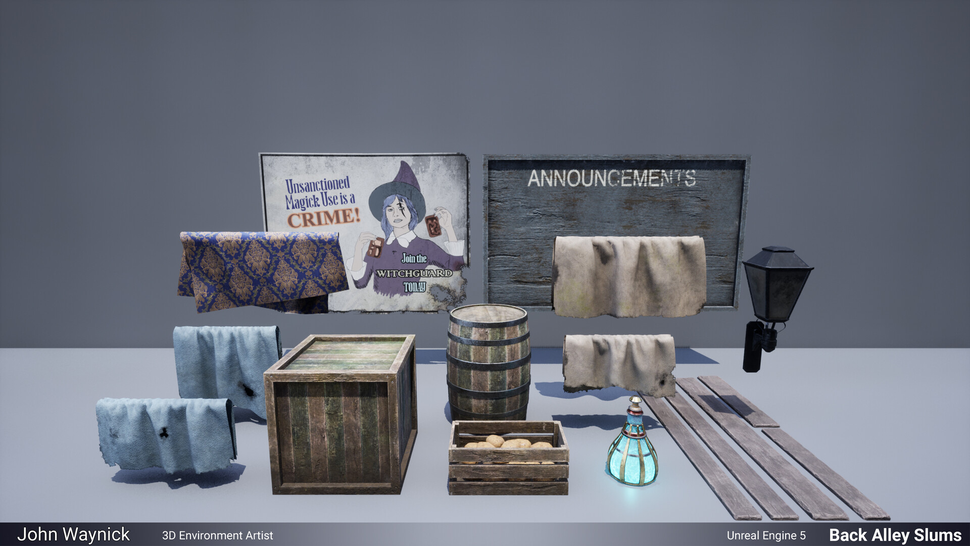 John Waynick: Environment Artist - Back Alley Slums