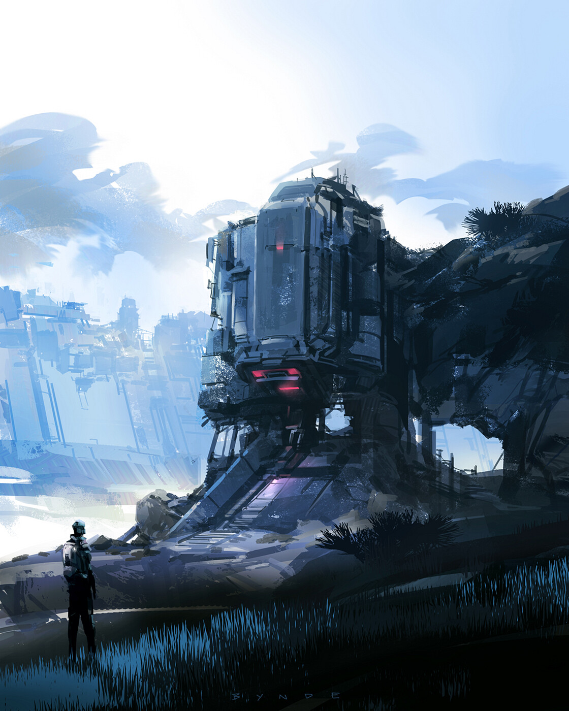 ArtStation - rock oputpost