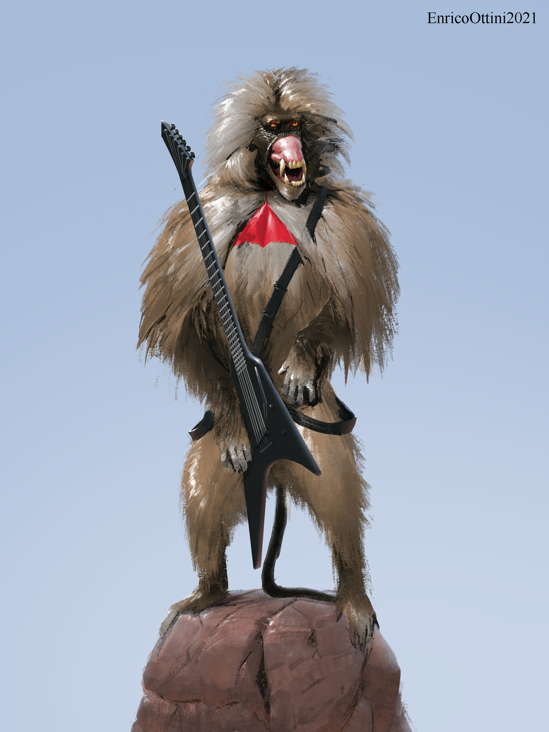 ArtStation - Baboons Rock! (August 2021 CDC)